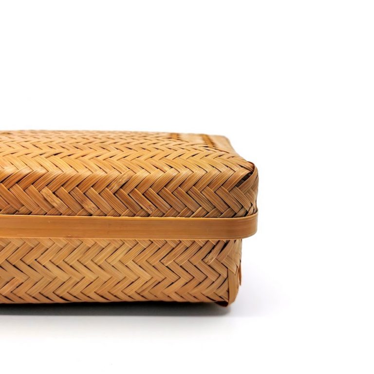 Handmade Braided Bamboo Bento Box – Natural Food Carry - Live Green